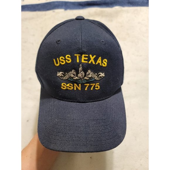 Dolphin | Accessories | Uss Texas Ssn775 Vintage Submarine Snapback Hat ...
